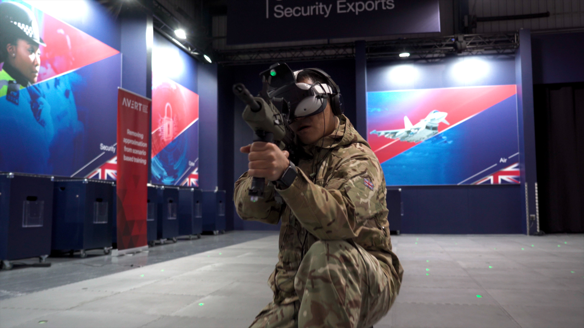 AVRT showcases their Military VR Simulation System - AVRT